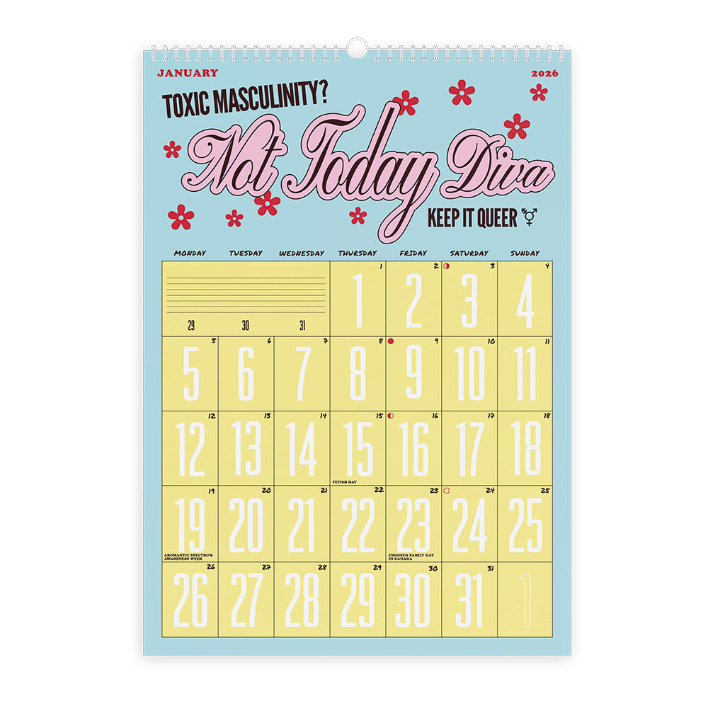 Calendar 2026 – Badass Prints